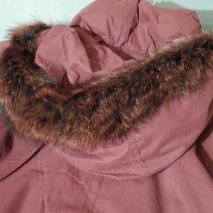 Utex | Jackets & Coats | Utex Burgundy Winter Down Coat Size 6 | Poshmark